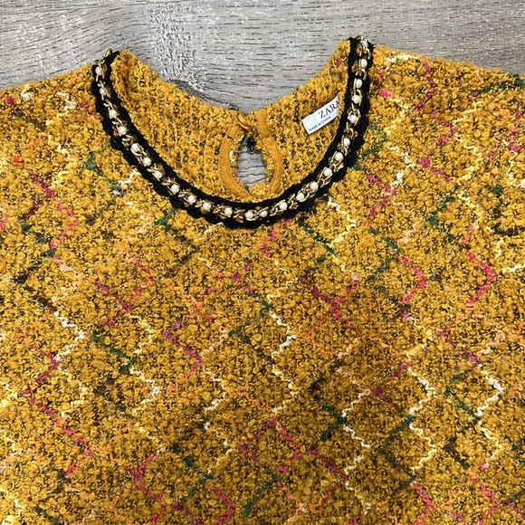 Zara | Tops | Zara Chain Link Detailed Top | Poshmark